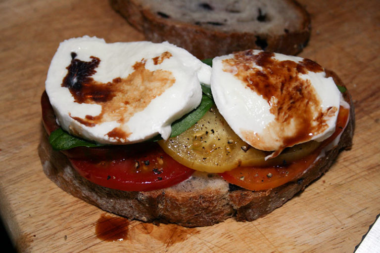 Four Tomato Caprese Panini With Buffalo Mozzarella - Amazing Sandwiches ...